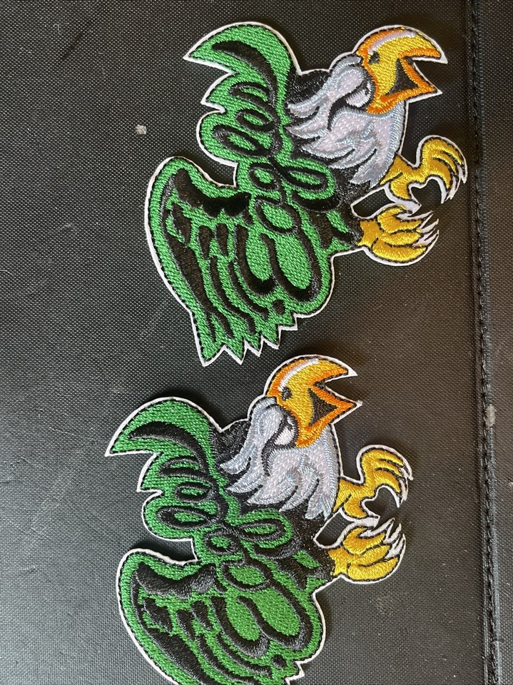 (2) Philadelphia Eagles Vintage Embroidered Iron On Patches Patch Lot 2.5” | eBay