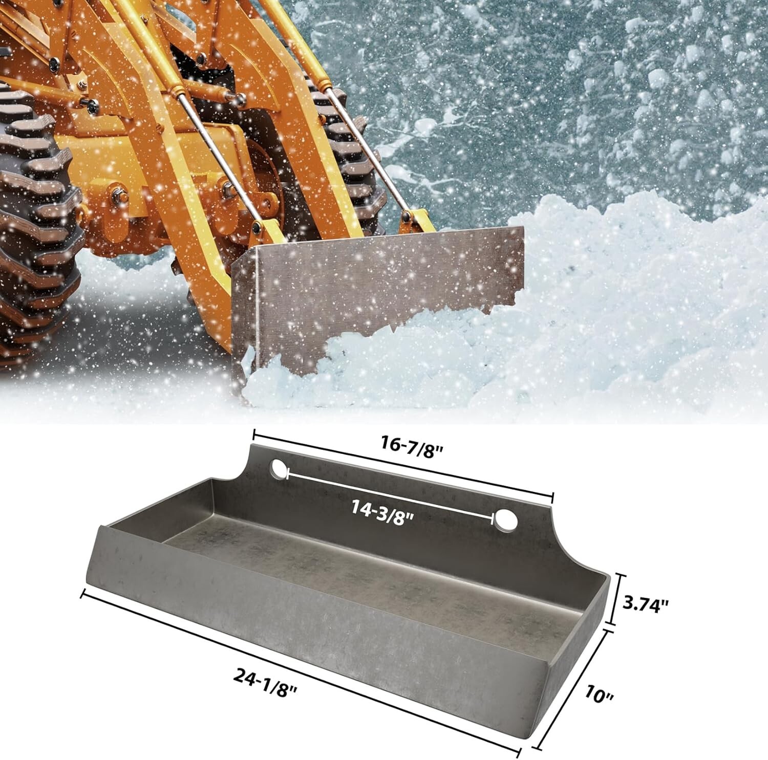 1/4" Mini Skid Steer Mount Plate, Compatible with Dingo & Ditch Witch ...