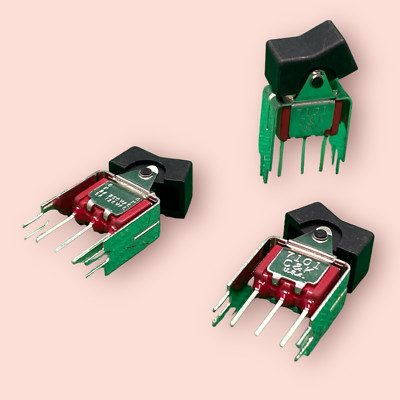 2 PCS C&K 7101 7101J1V3QE2 SWITCH ROCKER SPDT ON-ON 5A Through Hole ...