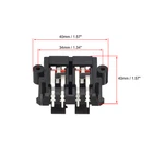 2 Row 4 Way Spring Push Release Connector Terminals Strip Block WP4-15 ...