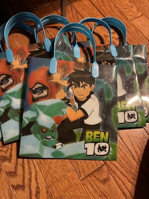 Ben 10 Gift Or Goodie Bags (5) With Handles | eBay