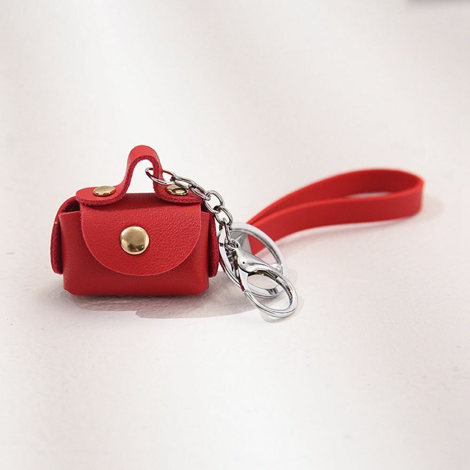 Mini Bag Keychain Creative Keyring Headphone Bag Women Car Purse ...
