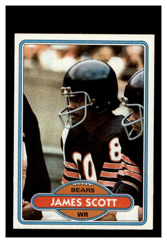 1980 Topps #442 James Scott Chicago Bears NM-MT | eBay