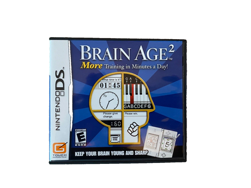 Brain Age 2: More Training in Minutes a Day (Nintendo DS) Complete With ...