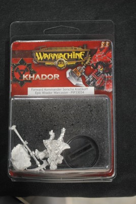 Warmachine - Khador - Kommander Sorscha Kratikoff Warcaster PIP33034 ...