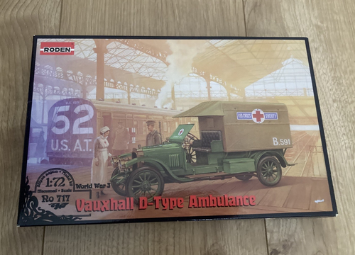 L282 Roden Model Kit 717 - Vauxhall D-Type Ambulance - 1/72 | eBay UK