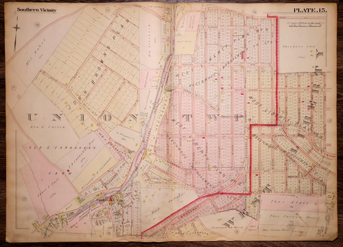 1905 Plat Map ~ Union - West Liberty - Banksville ~ So Pittsburgh, PA ...