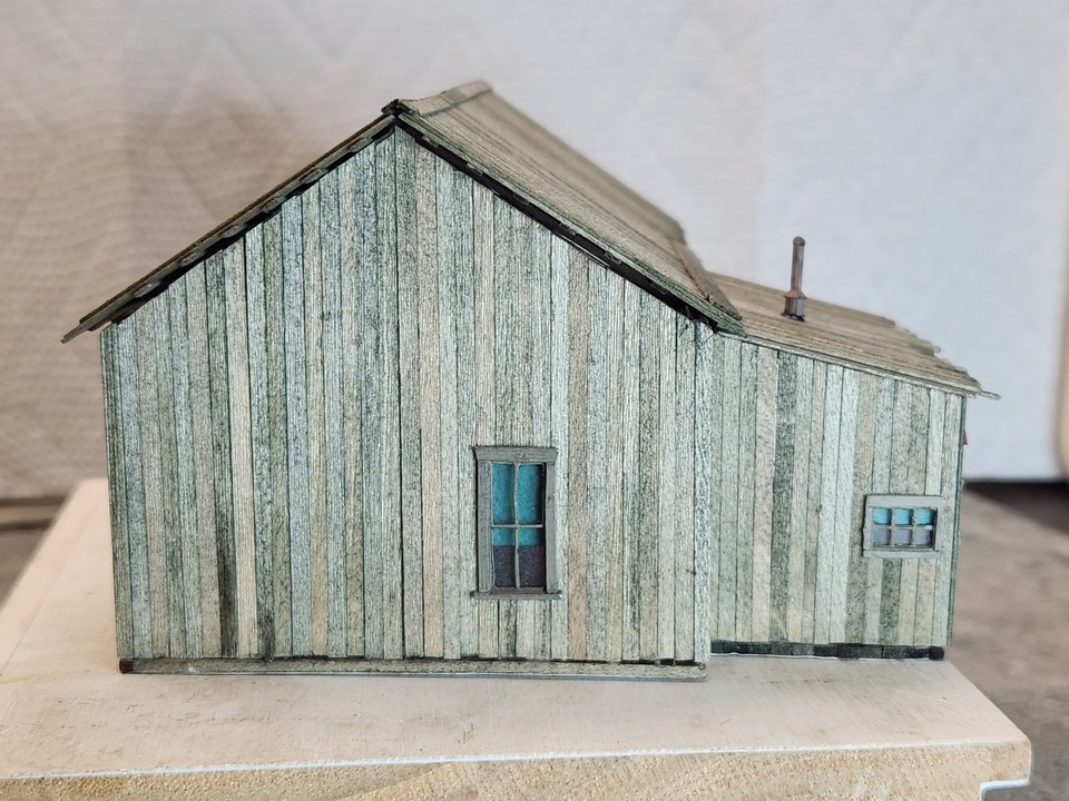 HO Fine Scale Miniatures Logging Repair Shed Built | eBay