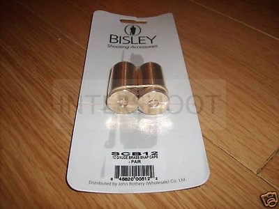 Bisley Brass 12 Gauge SNAP CAPS 12g Shotgun PAIR | eBay