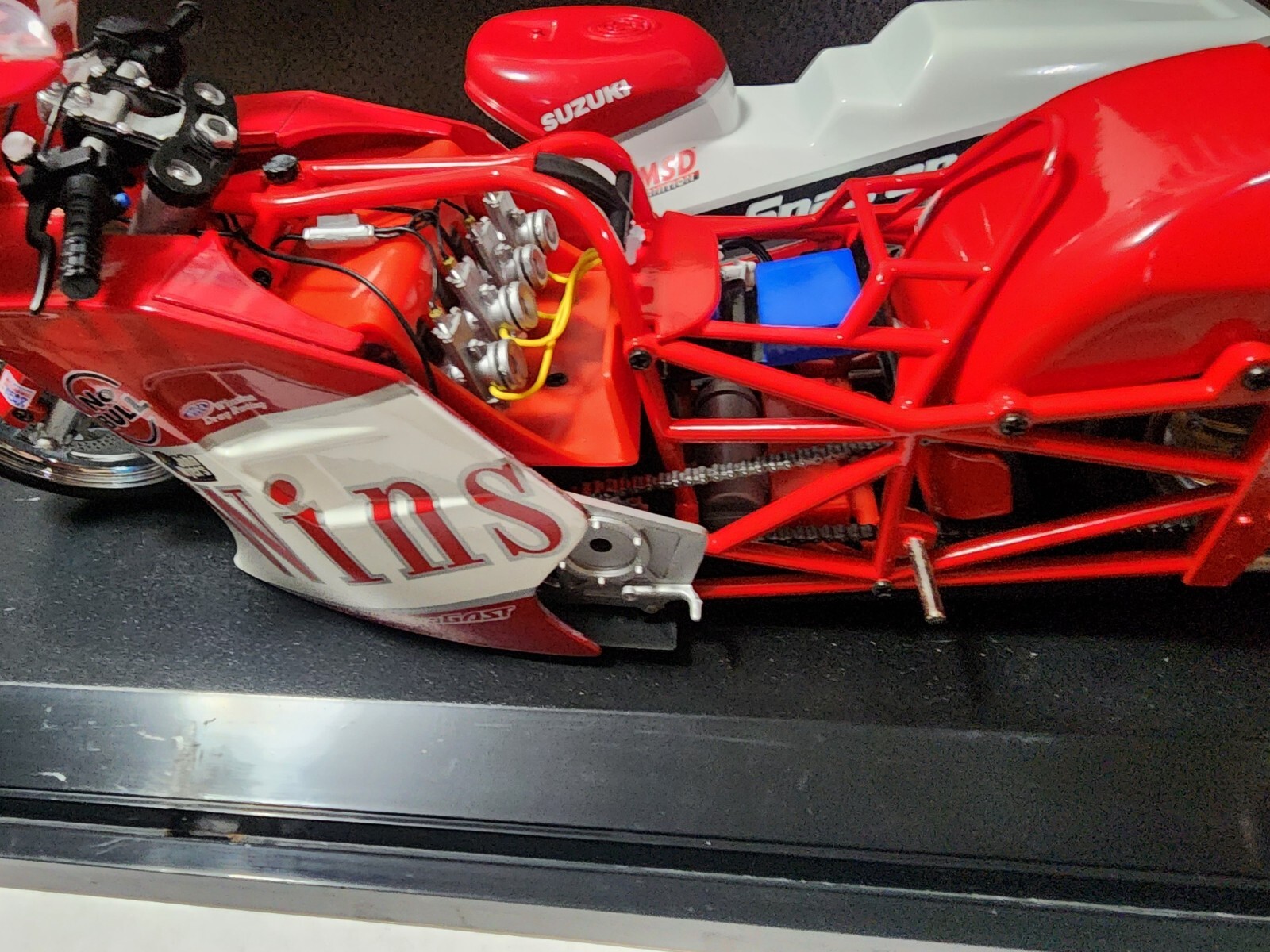 Vintage NHRA Angelle Seeling Winston 2001 Suzuki Pro Stock Bike 1:9 | eBay