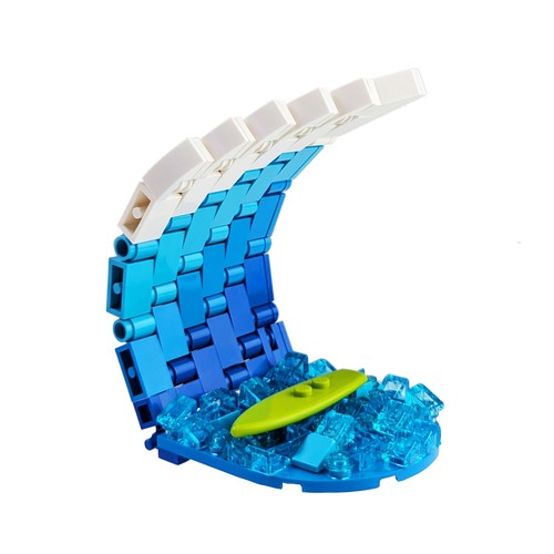 NEW - Ocean Wave Display Stand - Minifig Accessory - Beach Surf ...