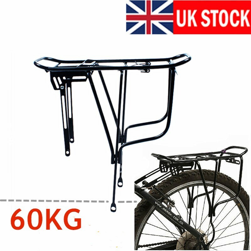 Alloy MTB Bike Bicycle Cycle Pannier Rear Rack Seat Carrier Bag Luggage ...