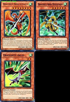 All Foils: Dragunity Arma Leyvaten , Arma Mystletainn , Aklys 1st SDDL ...