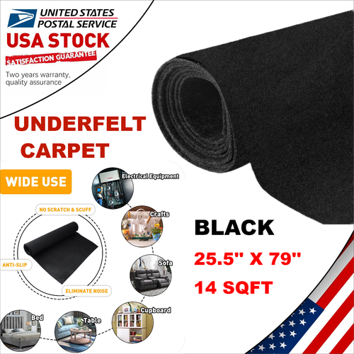25.5"X79" Underfelt Carpet for Auto,RV,Boat,Car Trunk Liner Felt Fabric ...