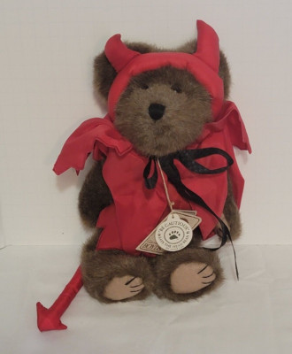 Boyd's Bear Devil Satan Costume Teddy Bear Plush Jointed Vintage 1990 ...