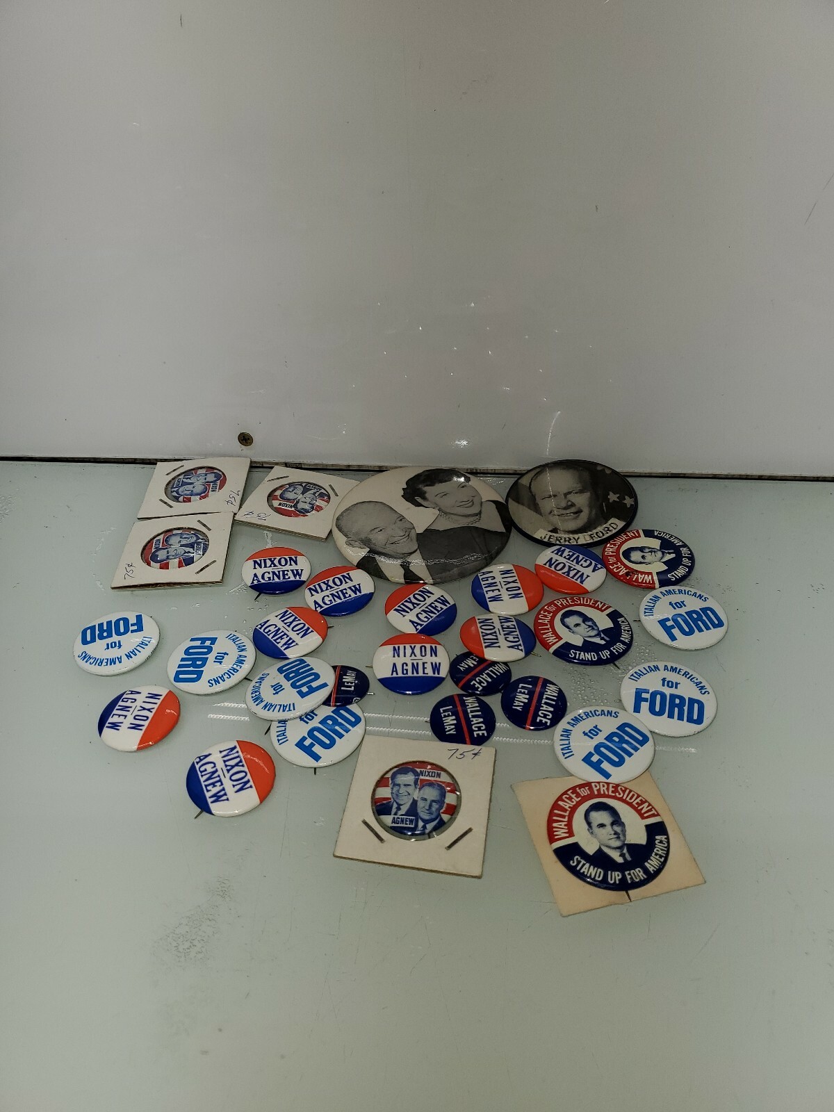 30 Nixon/Agnew & Ford & LBJ Presidential Campaign Button Political ...