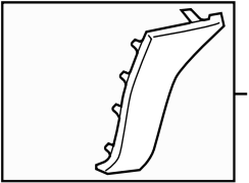 52113-04020 Toyota Extension, front bumper, lh 5211304020, New Genuine ...