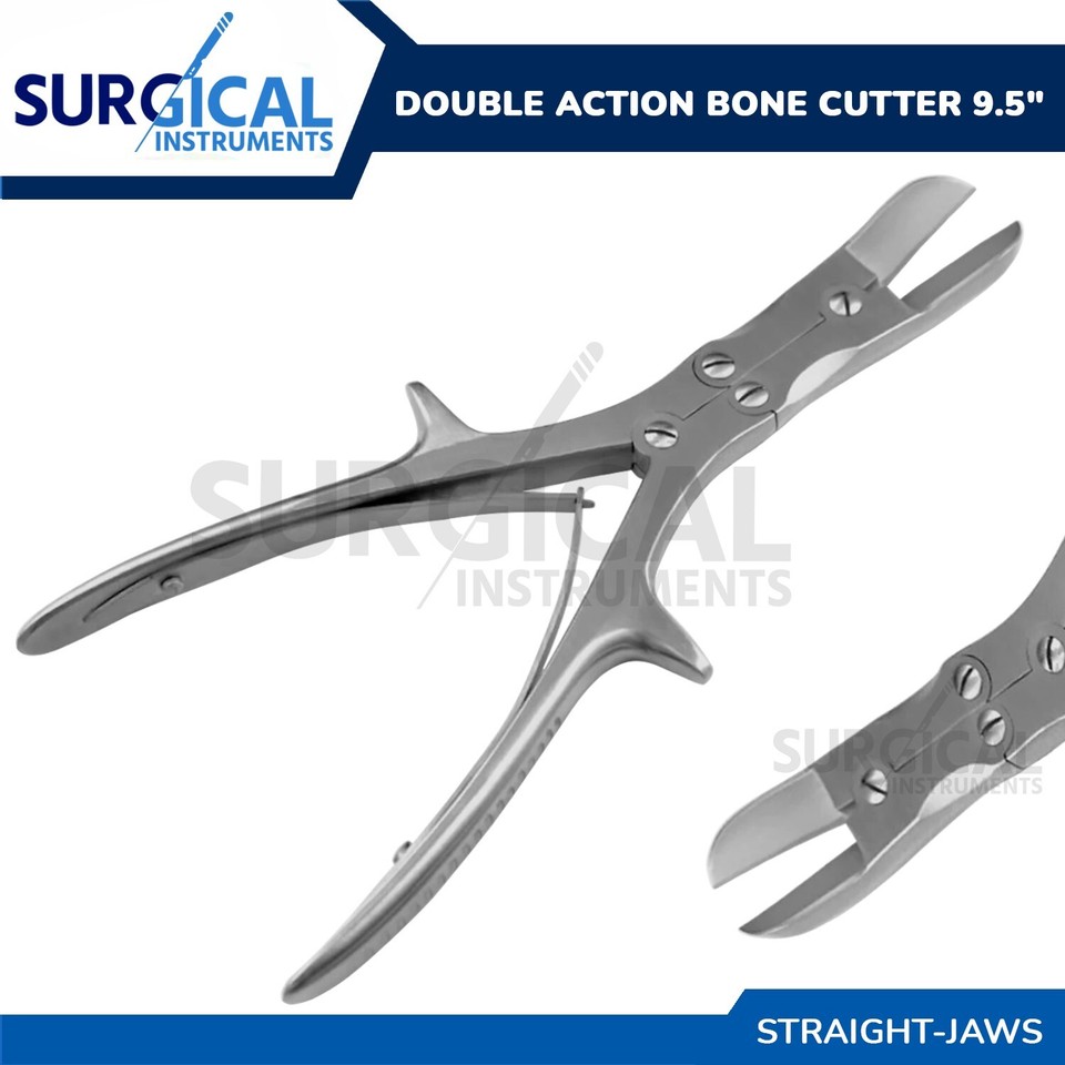 Double Action Bone Cutter 9.5" Scissor STRAIGHT Orthopedic German Grade ...