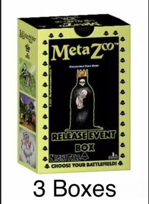 MetaZoo Nightfall 1st Edition Factory Sealed Release Event 3 Box Lot | eBay