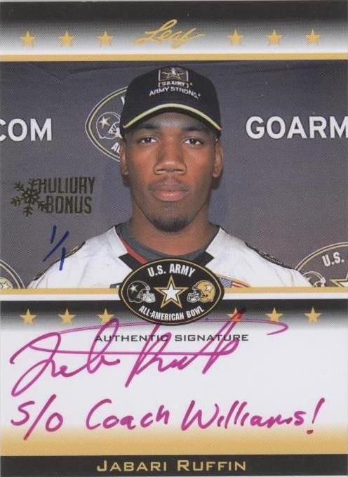 2012 Leaf U.S. Army All-American Bowl - Bowl Selection Tour Autographs ...