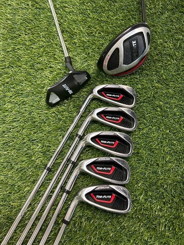 Top Flite 7pc Golf Set Black & Red LH | eBay