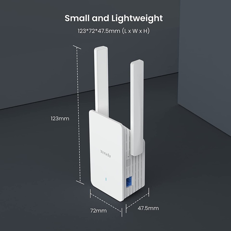 A33 AX3000 Wi-Fi 6 Range Extender Dual Band Broadband/Wi-Fi Extender ...