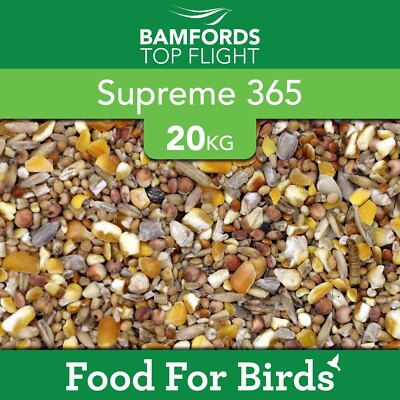 Supreme 365 Wild Bird Food 20kg With Aniseed Oil No Wheat Husk Free ...