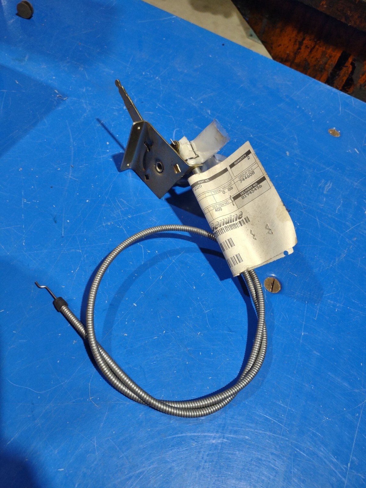 Genuine OEM Toro Cable 56-7220 Bin 47 | eBay