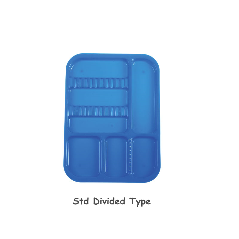 1 Pc Dental Instrument autoclavable plastic trays Standard Divided Type ...