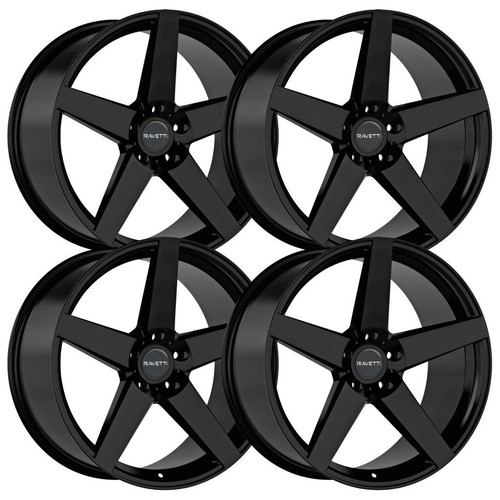 (Set-4) Ravetti M13 20x10 5X120 40mm Gloss Black Wheels Rims 20 Inch | eBay