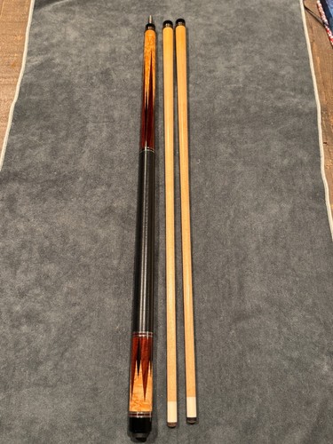 Mike Bender Exquisite 10-Point Pool Cue Cocobolo & Ebony in Maple | eBay