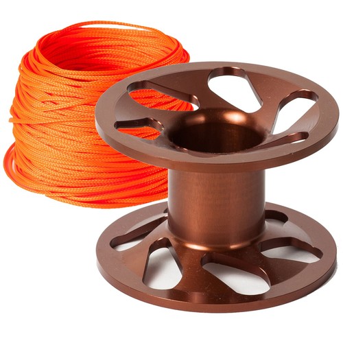 Superlight Aluminum Dive Reel 100 Feet of Scuba Line Mussel that ...