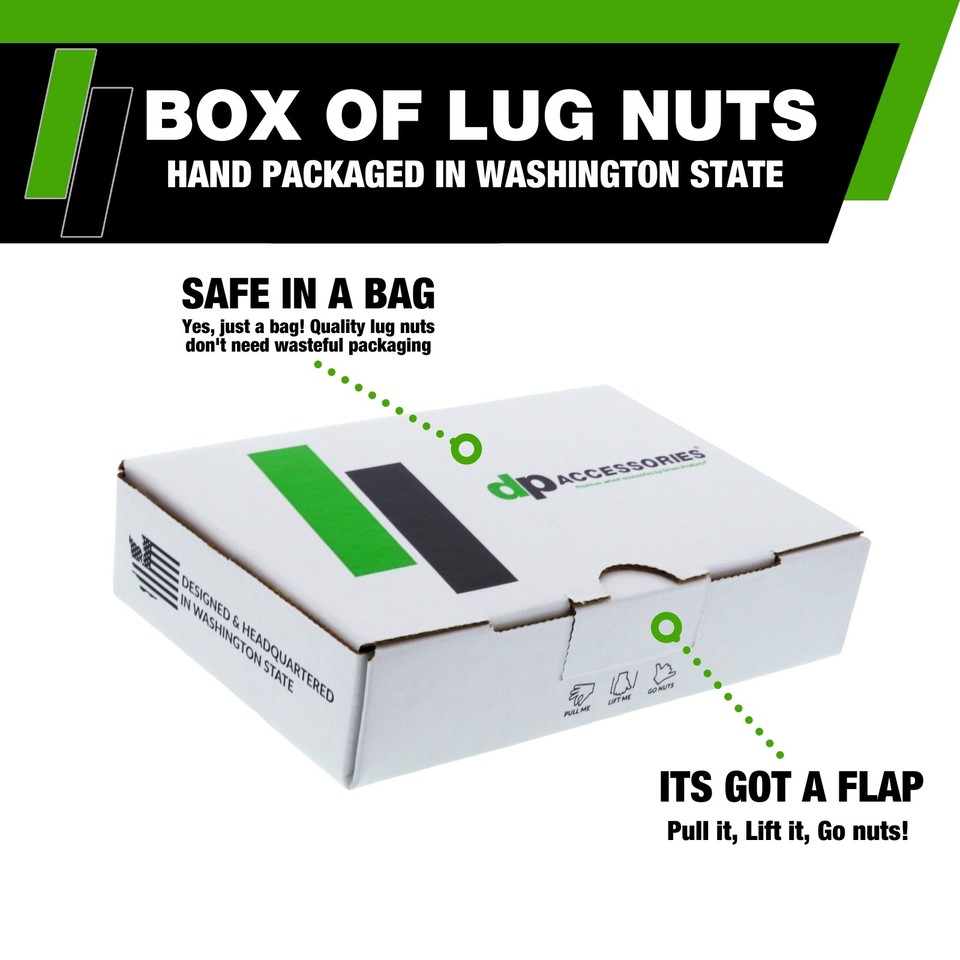 Black Lug Nuts for 2012-2018 Ford Focus with Aftermarket Wheels | eBay