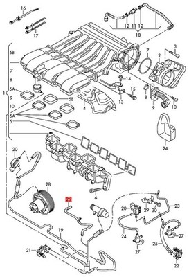 Genuine VW Touareg 7P5 7P6 Vacuum Hose 7P6133778 | eBay