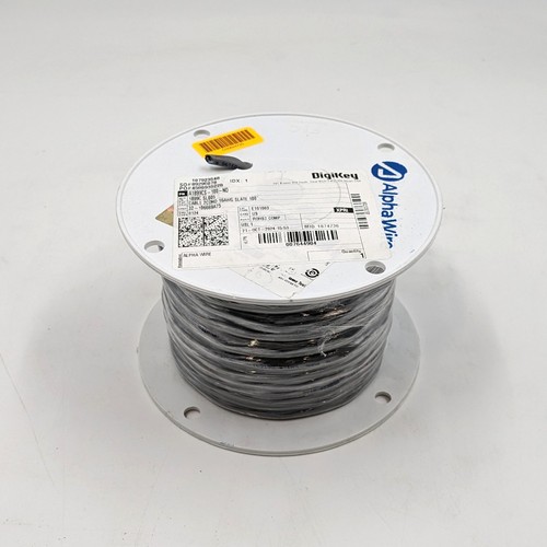 Alpha Wire Multi-Conductor Cable 2x Copper Wire 16AWG 100ft Slate 1899C ...