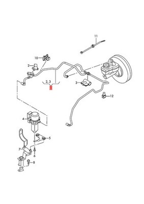 Genuine Vacuum Hose With Non-Return Valve And Pressure Sensor ...