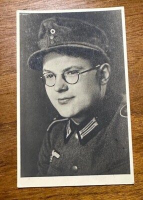 WWII German Third Reich Military Army Soldier Boy Portrait Photo ...