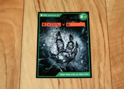 Evolve Xbox One Gamescom 2014 Exclusive Rare Collectible Card | eBay