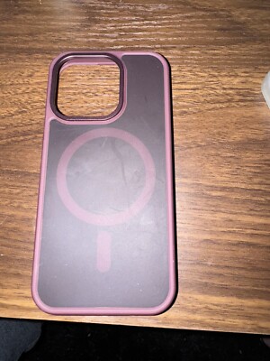 Insignia iPhone 15 Pro Case Maroon | eBay