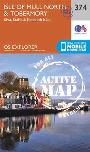 Isle of Mull North and Tobermory (OS Explorer Active Map) by Ordnance ...