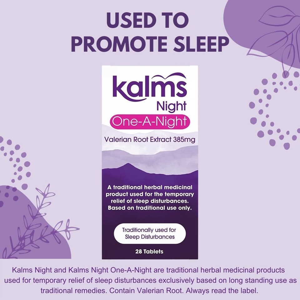 Kalms One a Night Sleeping Pills, Sleeping Aid Tablets - 28 Tablets ...