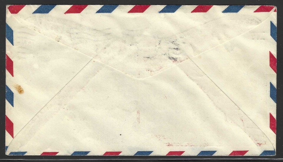 U.S., 1st Airmail to S.S. Leviathan by Adams Pick-Up, Cover Signed by ...