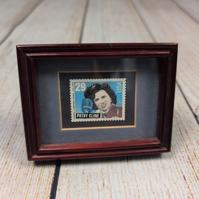 Patsy Cline Stamp Framed Art Country Music Singer Memorabilia | eBay