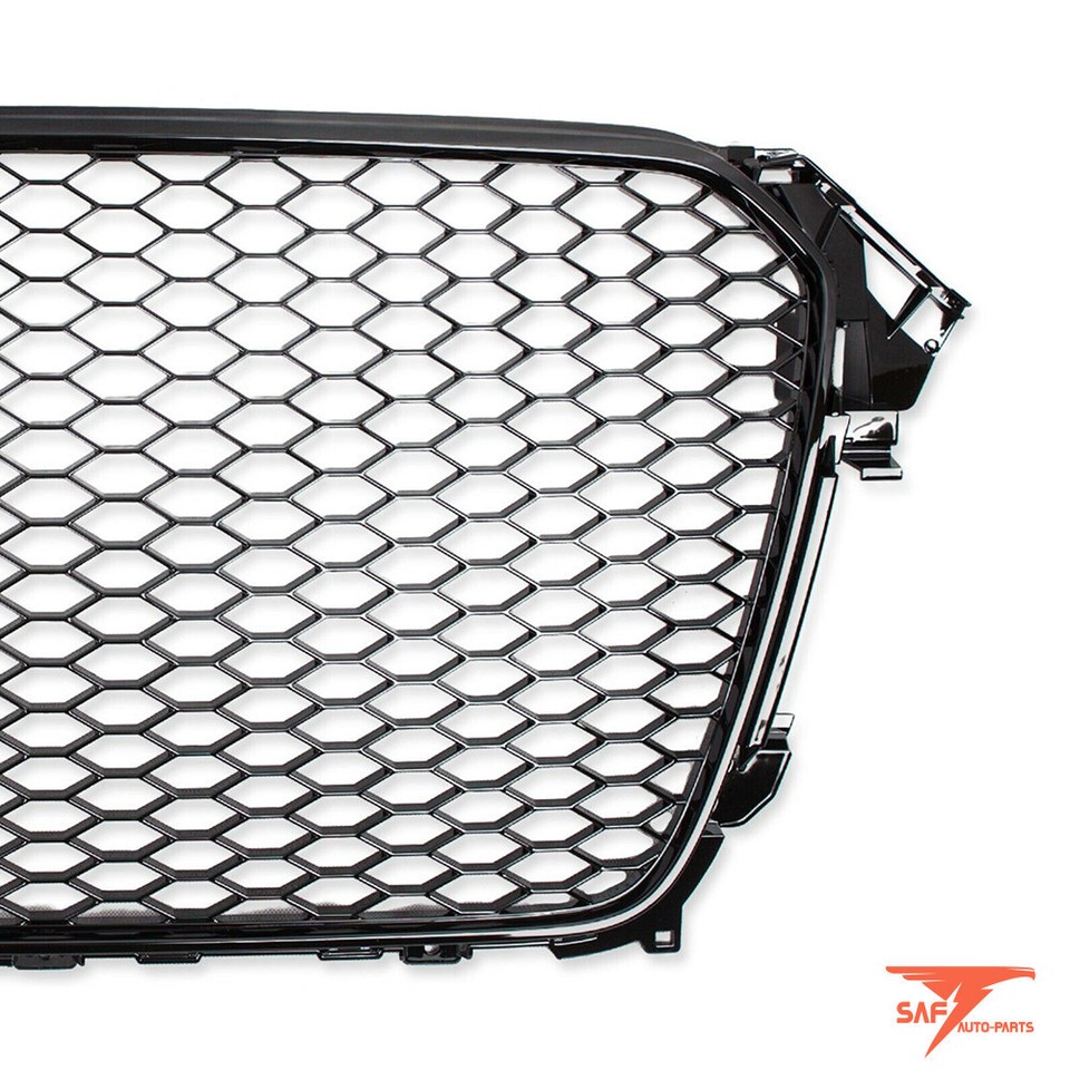 For 2013-2015 Audi A4 S4 B8 Front Bumper Honeycomb Grille Mesh RS4 ...
