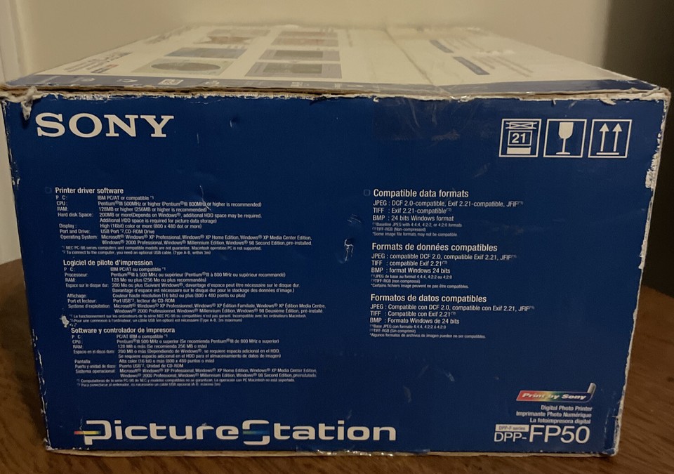 Sony Picture Station Digital Photo Printer DPP-FP50 - NIB | eBay