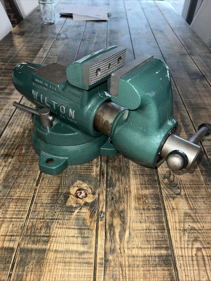 Vintage Wilton Bullet Vise 4.5 inch Jaws Swivel HD Vice Jaws Full ...