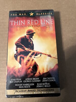 The Thin Red Line VHS 2000 Not 2001 Fox War Classics FACTORY SEALED ...
