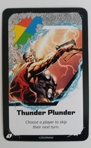 2022 UNO Ultimate Marvel Card Thor Thunder Plunder Wild Card | eBay