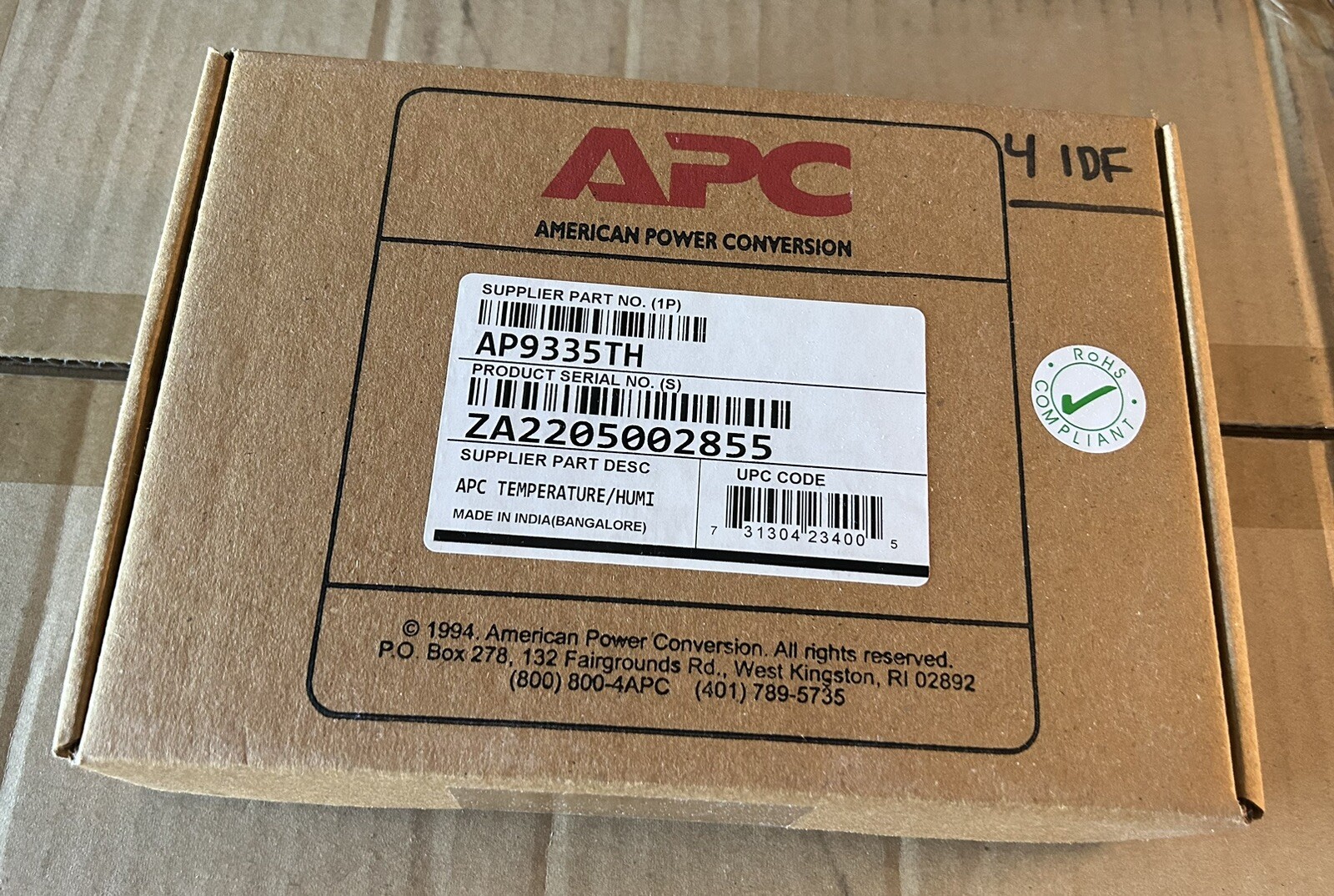 New APC AP9335TH Temperature Humidity Sensor | eBay
