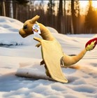 Build A Bear Giant CHARIZARD 2ft Pokemon Plush, Hat, Scarf Jumbo ...